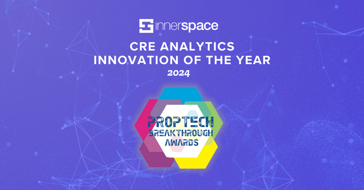 InnerSpace Named CRE Analytics Innovation of the Year By PropTech Breakthrough Awards